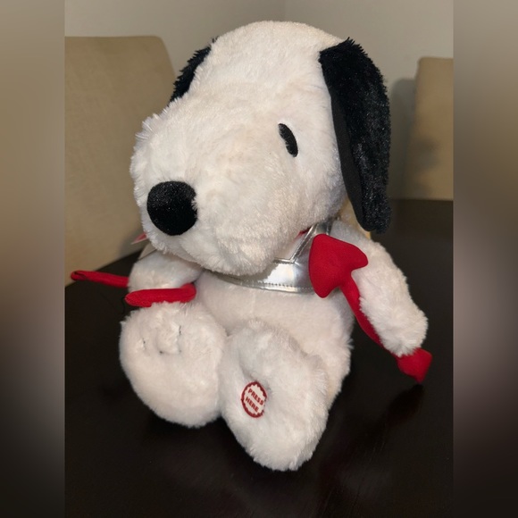 Hallmark | Other | Hallmark Snoopy Valentine Cupid Musical Moving Wings ...